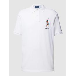 Polo Ralph Lauren Classic Fit Poloshirt mit Label-Stitching