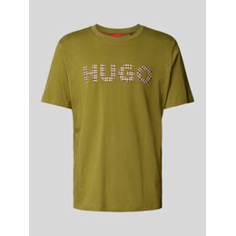 Hugo T-Shirt mit Label-Print Modell 'Dulivio'