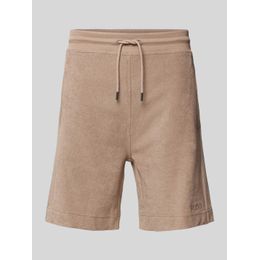 BOSS Orange Shorts aus Frottee mit elastischem Bund