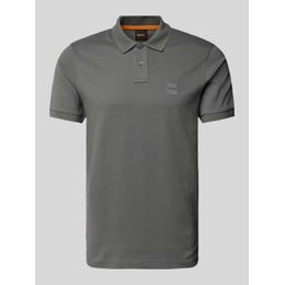 BOSS Orange Poloshirt mit kurzer Knopfleiste