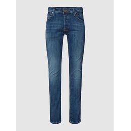 Jack & Jones Slim Fit Jeans mit Label-Patch Modell 'GLENN'