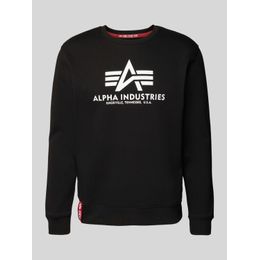 Alpha Industries 'BASIC SWEATER' mit Logo-Print