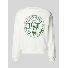 Lacoste Sweatshirt mit Label-Print