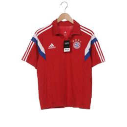 Adidas Herren Poloshirt, rot, Gr. 48