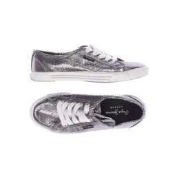 Pepe Jeans Damen Sneakers, silber, Gr. 37