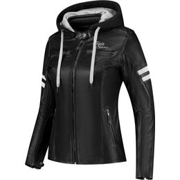 Rusty Stitches Joyce Hooded V2, Lederjacke Damen