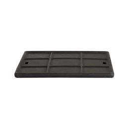Robuste Gusseisen Grillplatte 30x31 cm für Multi-Kulti Grill-Systeme: Ideal für Fleisch, Fisch und Gemüse
