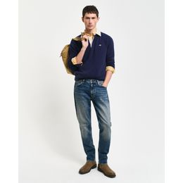 Gant Slim Fit Jeans mit Vintage-Waschung