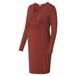 Noppies Umstand Kleid Damen Größe 36 rostrot Winterkleid