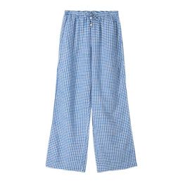 Bershka Pants female Blue size XL