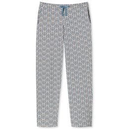 Schiesser Pyjamahose 'Mix & Relax' Damen Gr&ouml;&szlig;e M blau / blutrot / offwhite Winterkleid