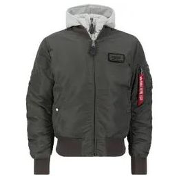 Bomberjacke Alpha Industries "Alpha Industries Men - Bomber Jackets MA-1 D-Tec" Gr. M, grau (rep.grau) Herren Jacken