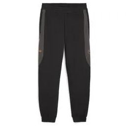 Sporthose Puma "KING Top Fußball-Jogginghose Herren" Gr. S, Normalgrößen, schwarz (schwarz shadow gray), Herren, Obermaterial: 32% Polyester, 68% Baumwolle; Taschenfutter: 100% Baumwolle, Hosen