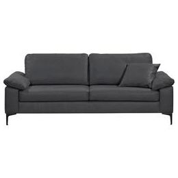 Schöner Wohnen Sofa SCHÖNER WOHNEN-KOLLEKTION "Timeless" Sofas Gr. B/H/T: 224cm x 86cm x 97cm, Leder NATURE, 3-Sitzer, grau (grey nature) 3-Sitzer-Sofa Sofas