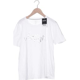 Marc Cain Damen T-Shirt, weiß, Gr. 36