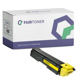 FairToner Kompatibel für Kyocera 1T02KVANL0 / TK-590Y Toner Gelb