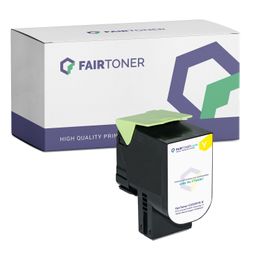 FairToner Kompatibel f&uuml;r Lexmark C2320Y0 Toner Gelb