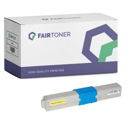 FairToner Kompatibel für OKI 44973509 Toner Gelb