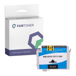 FairToner Kompatibel für Epson C13T07114011 / T0711 Druckerpatrone Schwarz