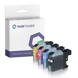 FairToner 4er Multipack Set Kompatibel f&uuml;r Brother MFC-J 470 DW (LC-123) Druckerpatronen