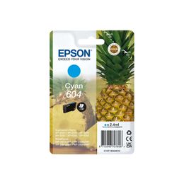 Original Epson Expression Home XP-3205 E (C13T10G24010 / 604) Druckerpatrone Cyan