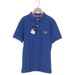 Superdry Herren Poloshirt, blau, Gr. 52