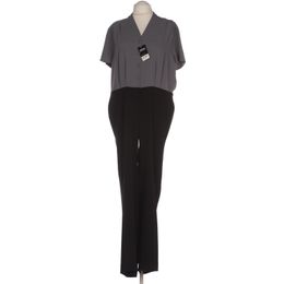 Ulla Popken Damen Jumpsuit/Overall, schwarz, Gr. 46