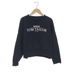 Tom Tailor Denim Damen Sweatshirt, marineblau, Gr. 36