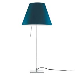 Luceplan Costanza Tischlampe D13if aluminium/blau