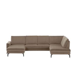 meinSofa Wohnlandschaft Grace ¦ braun ¦ Maße (cm): B: 332 H: 89 T: 2