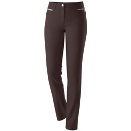 Stehmann Comfort line Damen Thermohose in elastischer Bengalin-Qualit&auml;t, mokka, Gr&ouml;&szlig;e 54