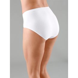 Heine Damen Slip, Wei&szlig;, Gr. 42, Unterhosen, 100% Baumwolle