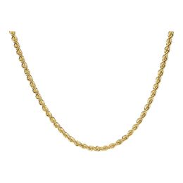 Goldkette Luigi Merano "Kordelkette, Gold 585" Halsketten Gr. 40 cm, Gelbgold 585, goldfarben (gold) Damen