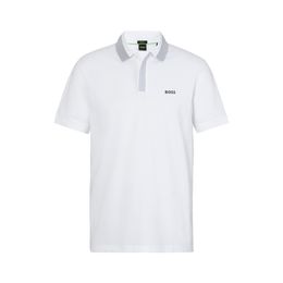 Poloshirt BOSS Green "Paddy 3" Gr. XXXL, weiß (white100) Herren Shirts mit Polokragen