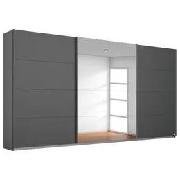 Schwebetürenschrank Rauch "Kleiderschrank Schrank Garderobe Wäscheschrank BESTSELLER KEPAN" Schränke Gr. B/H/T: 360 cm x 210 cm x 62 cm, 3 St., grau (graumetallic) inkl. Schubladen-Einsatz und extra Einlegeböden MADE IN GERMANY