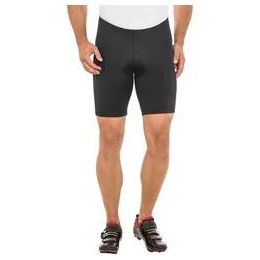 Fahrradhose Vaude "MENS ACTIVE PANTS", Gr. 4XL, N-Gr, schwarz (schwarz uni), Obermaterial: 74% Polyester, 26% Elasthan, unifarben, sportlich, Hosen, Funktionelles Sitzpolster & atmungsaktiv & schnell trocknend