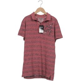 CAMP DAVID Herren Poloshirt, pink, Gr. 48