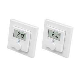 homematic IP 156669A0, Wandthermostat mit Luftfeuchtigkeitssensor, 2 St&uuml;ck