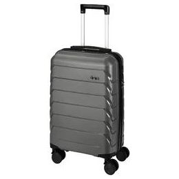 d&n Reisekoffer d&n Travel Line 4100 Trolley 64 cm 4 Rollen 60 l - Grau