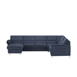 meinSofa Wohnlandschaft Donald ¦ blau ¦ Maße (cm): B: 335 H: 89 T: 2