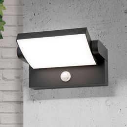 Orion LED-Außenwandleuchte Ginger, Sensor, schwarz, IP54