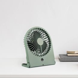 REALITY LEUCHTEN Akku-Tisch-Ventilator Breezy, pistaziengrün, leise