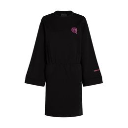 K by KARL LAGERFELD Karl Lagerfeld Kleid 'IKONIK' Damen Gr&ouml;&szlig;e 34 pink / schwarz Winterkleid