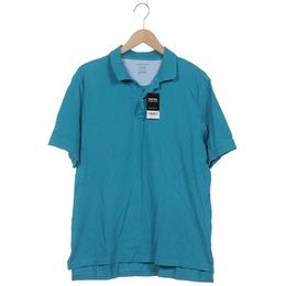 LANDS' END Lands End Herren Poloshirt, blau, Gr. 52