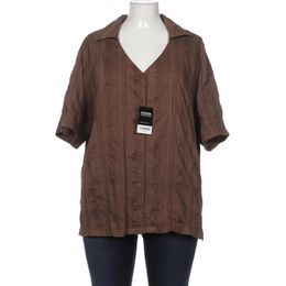 Ulla Popken Damen Bluse, braun, Gr. 46