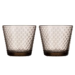 iittala - Tundra Trinkglas 29 cl, leinen (2er-Set)