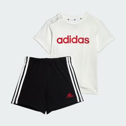 Adidas Essentials Lineage Organic Cotton T-Shirt und Shorts Set