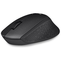 Logitech Funkmaus M330 Silent Plus, optisch, 1000 dpi, schwarz