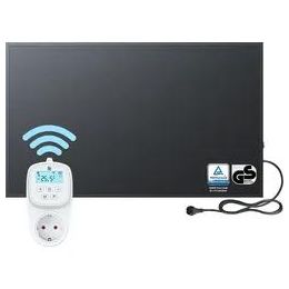 Bringer® Infrarotheizung - 600 (BRIH600) / BRTW: Smart Thermostat und App / Schwarz