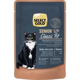 SELECT GOLD Senior +12 Huhn & Lachs 12x85 g